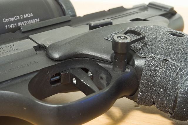 Buckmark Extended Mag Release | Rimfire Central Firearm Forum